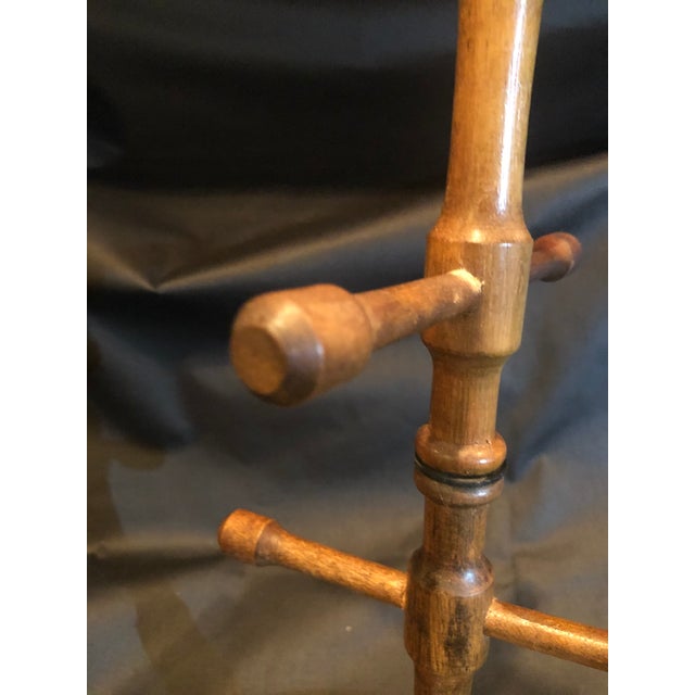 Vintage Wooden Coffee Mug Holder Rack | Chairish