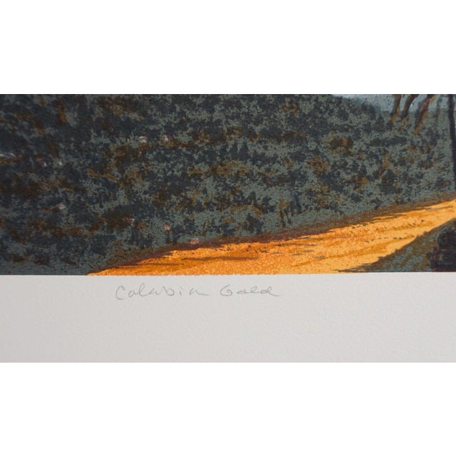 1980s Bill Sullivan "Colombian Gold" Sunset Landscape Numbered ...