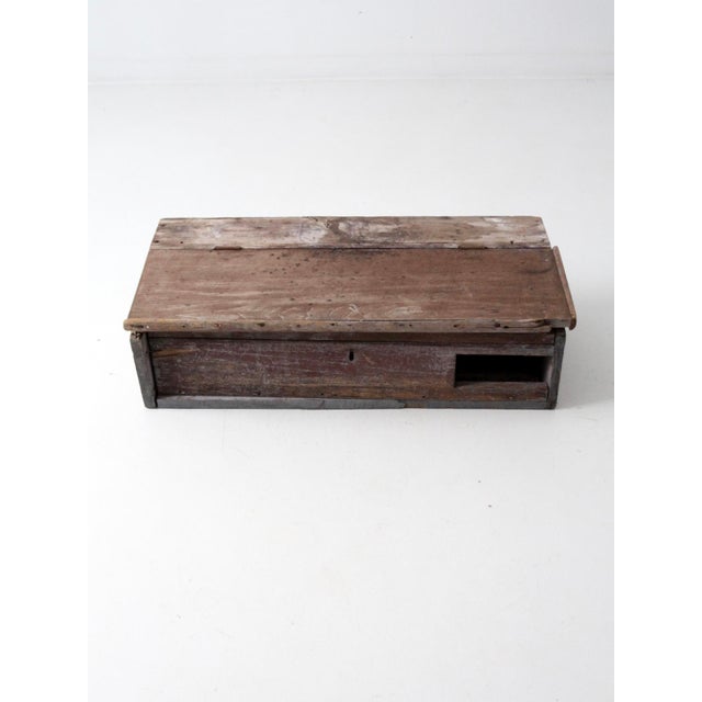 Antique Primitive Tabletop Secretary Cabinet | Chairish