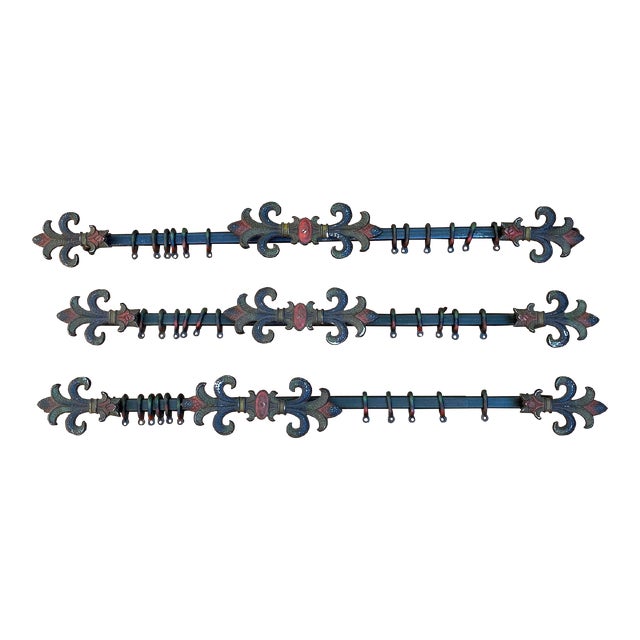 1920s Kirsch Metal Curtain Rods Adjustable - Set of 3 | Chairish