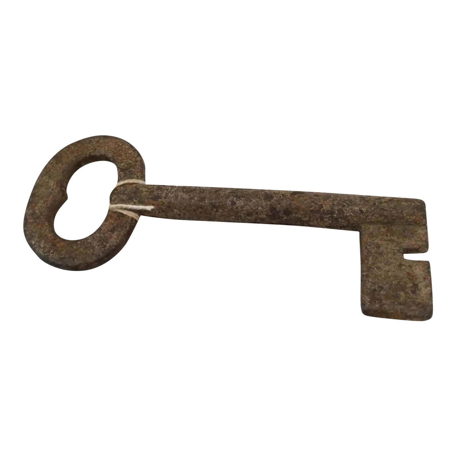 Antique English Cast Iron Key | Chairish