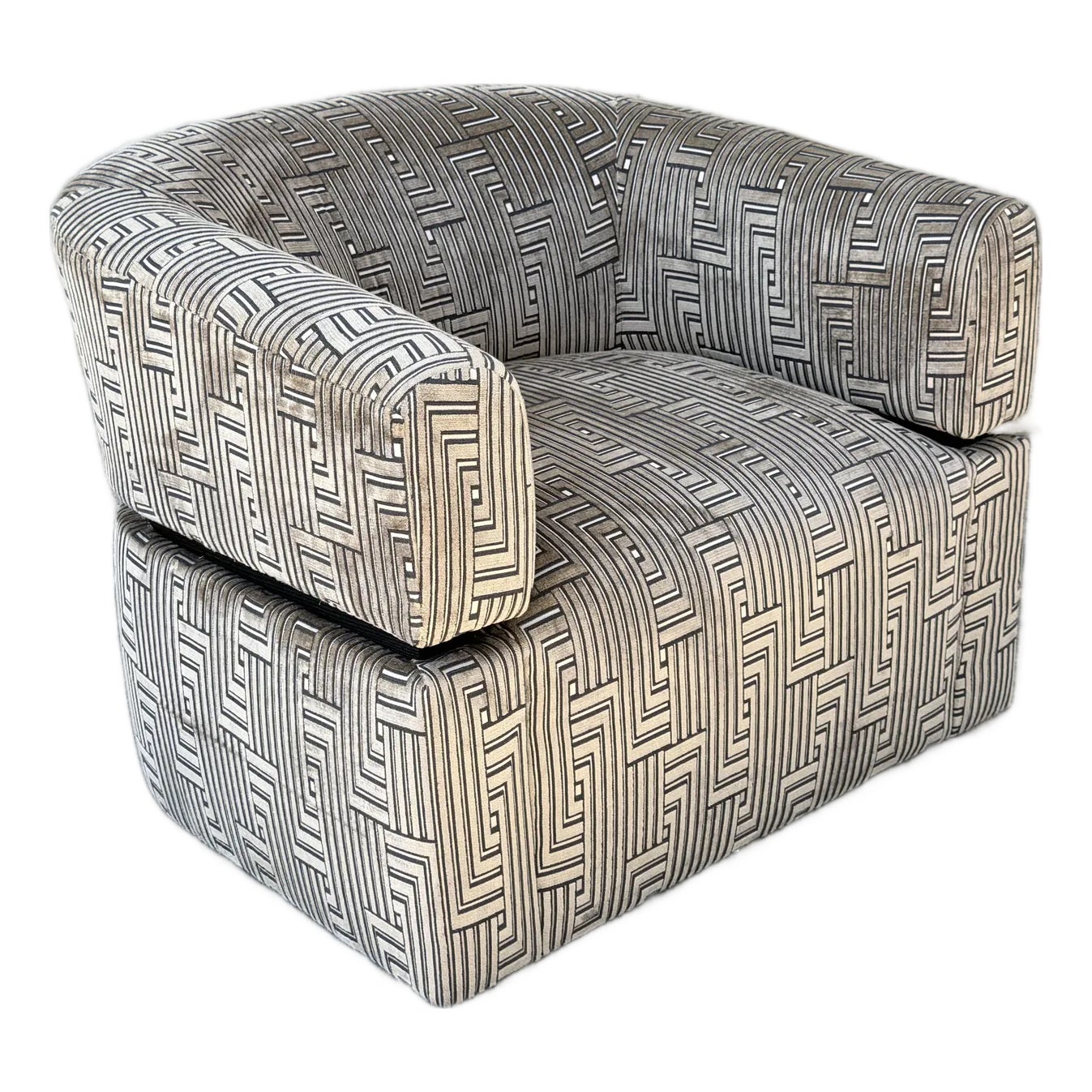 Kravet Furniture Judd Swivel Chair | Chairish