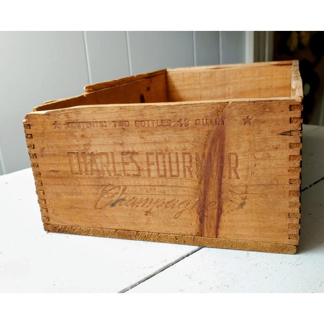 Late 19th Century Charles Fournier Champagne Crate | Chairish