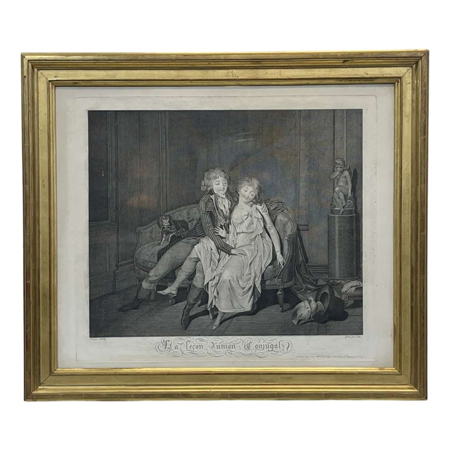 After Boilly, The Lesson of Marriage Union, 19th Century, Engraving ...