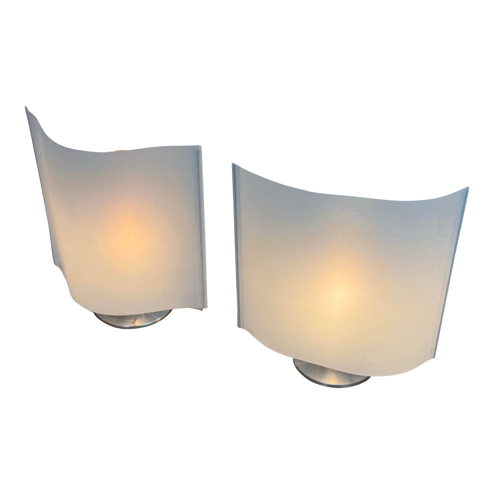 Pablo Designs Table Lamps, Pair | Chairish