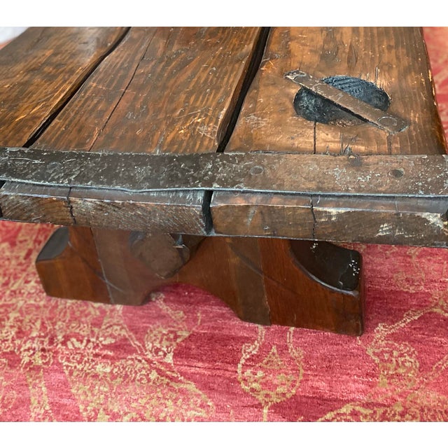 1950s Vintage Liberty Ship Hatch Cover Coffee Table | Chairish