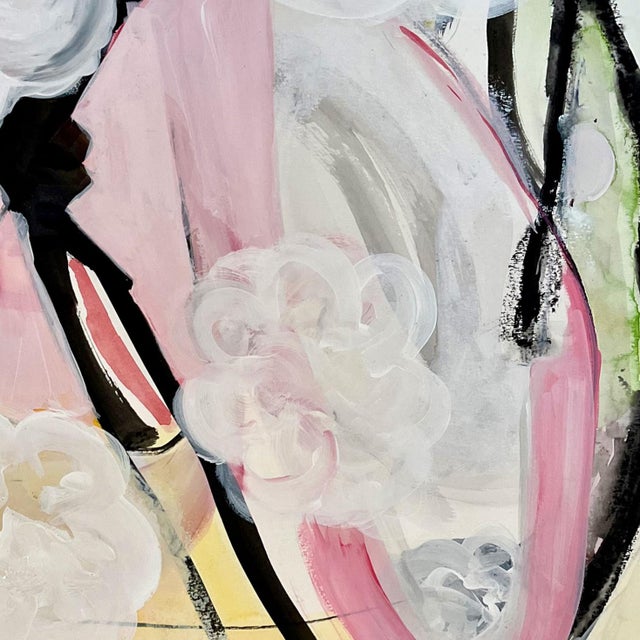 Contemporary Abstract Watercolor and Ink on Paper Painting "Liminal #2 ...