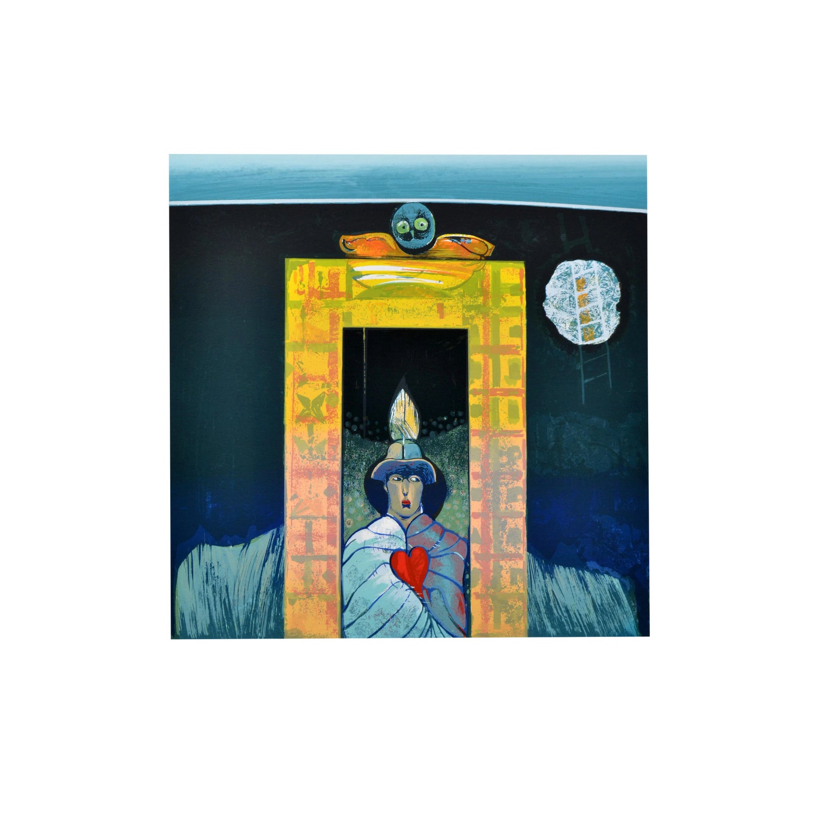 Luigi Rincicotti, I Dodici Mesi, December Lithograph | Chairish