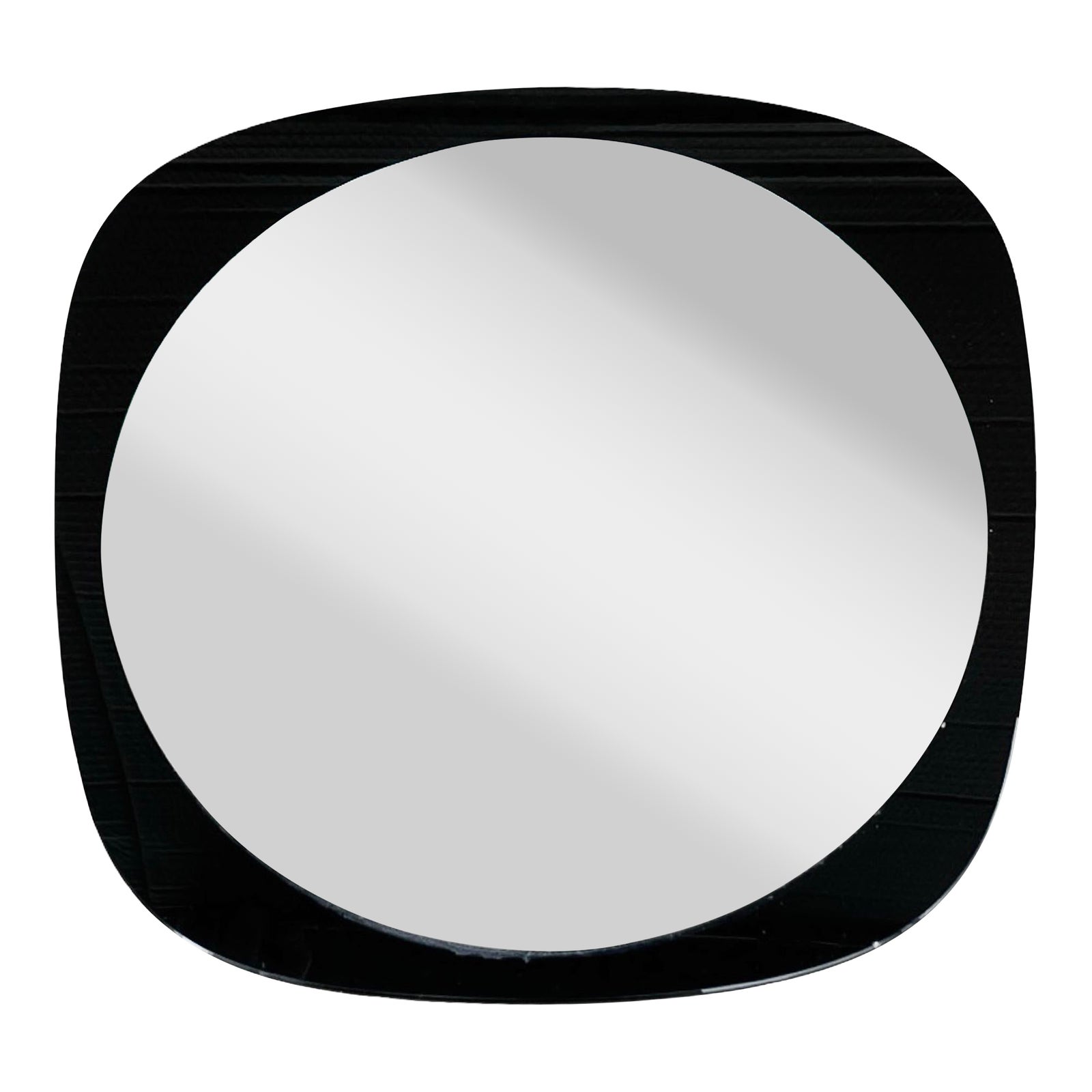 Asymmetrical Wall Mirror Poland 1970s | Chairish