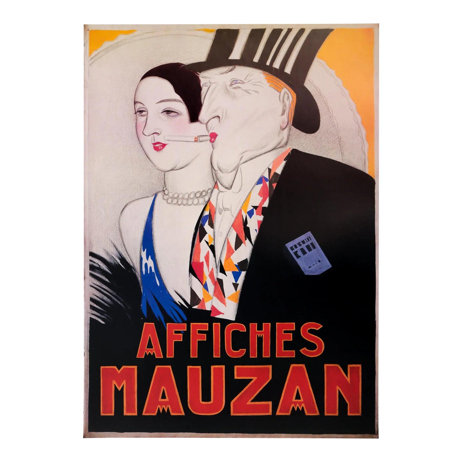 1984 French Exhibition Poster, Achille Mauzan Musee De La Publicité ...