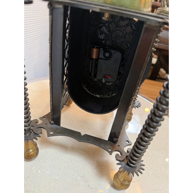 Luna Bella Skeleton Mantle Clock | Chairish