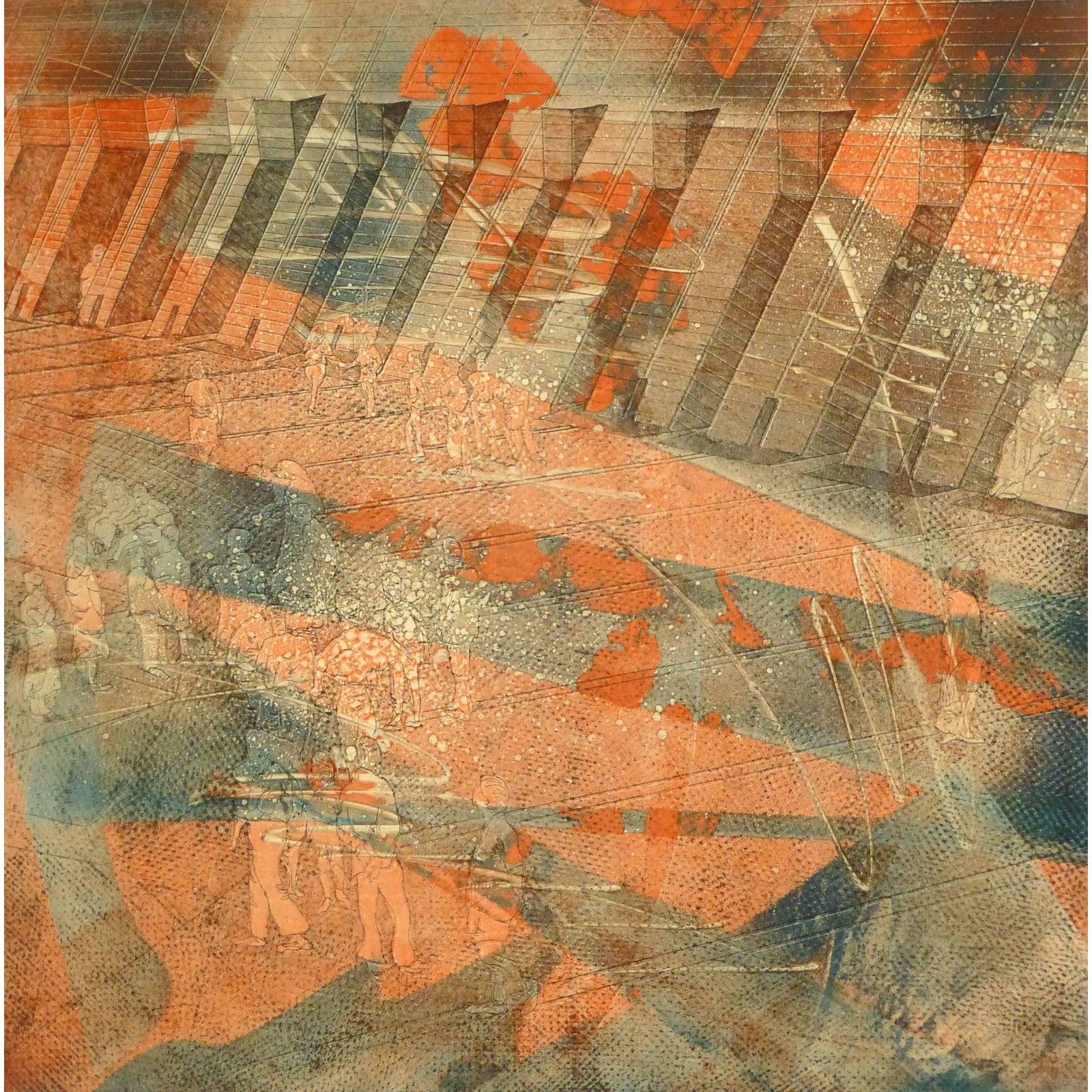 Kismine Varner, American Modern Art - Orange | Chairish