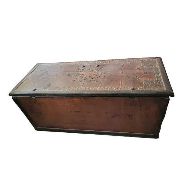 Vintage Arab Wedding Chest | Chairish
