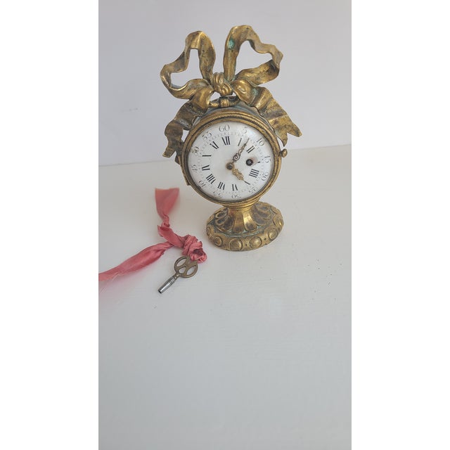 Antique French Small Clock | Chairish