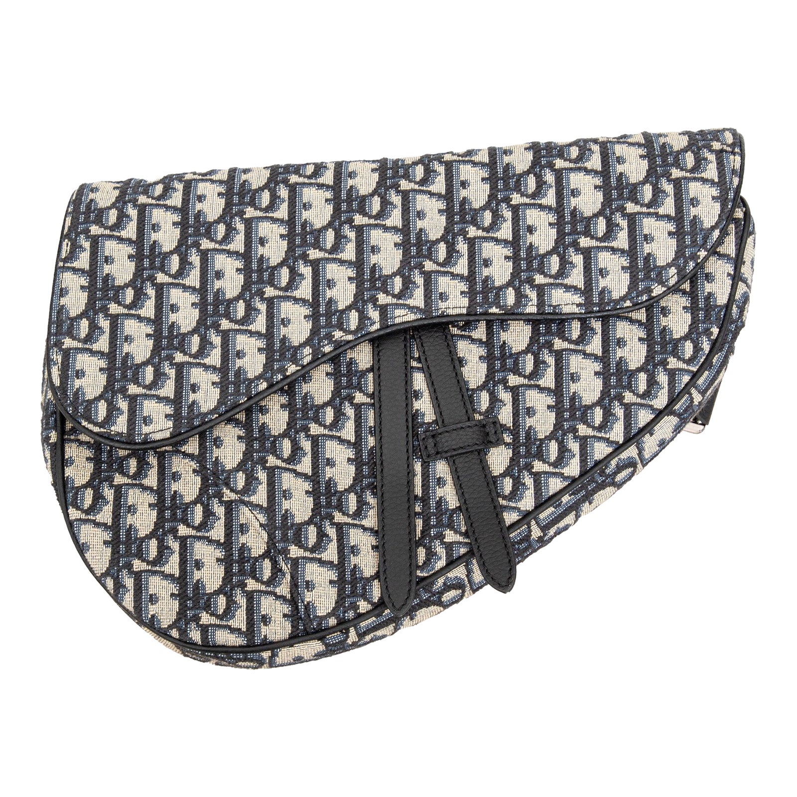 Dior Dior Oblique Jacquard Saddle Bag | Chairish