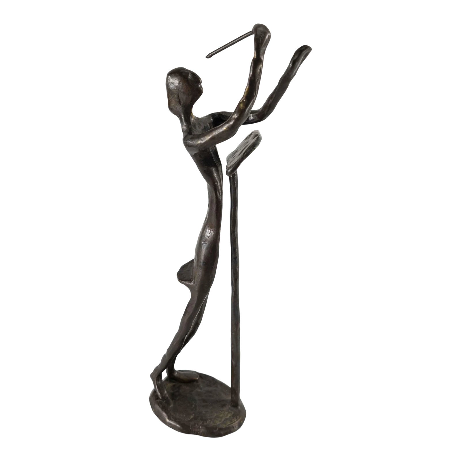 Cast Bronze Orchestra Conductor Figure | Chairish