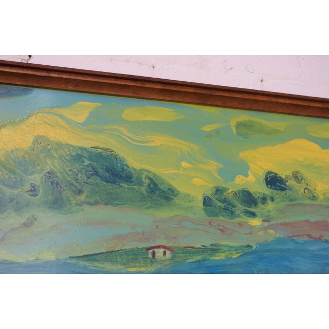 Outsider Art "Hunters" Oil and Acrylic on Panel by Bruno Del Favero ...