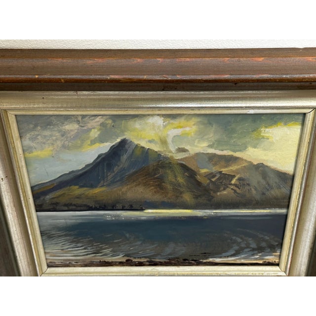 1980's Scottish Highlands Oil Painting of Beinn Bhàn Loch Levan by ...