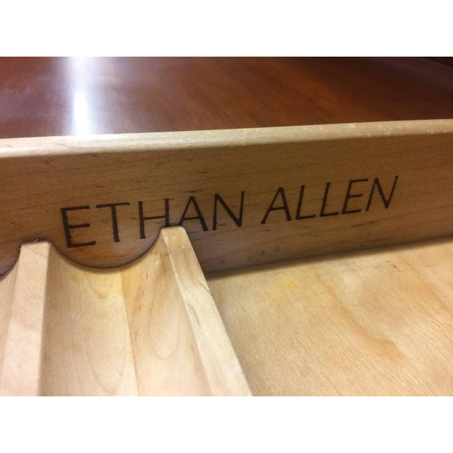 Vintage Ethan Allen Computer Desk With Hutch | Chairish