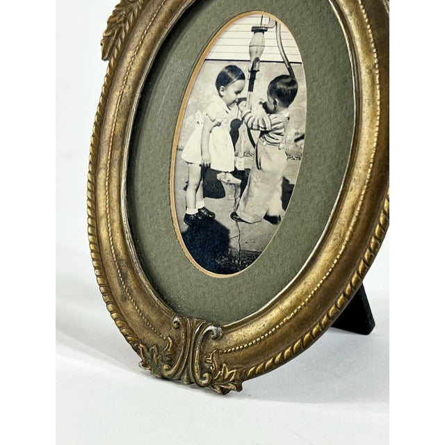 Vintage Petite French Cast Brass Dresser Frame | Chairish