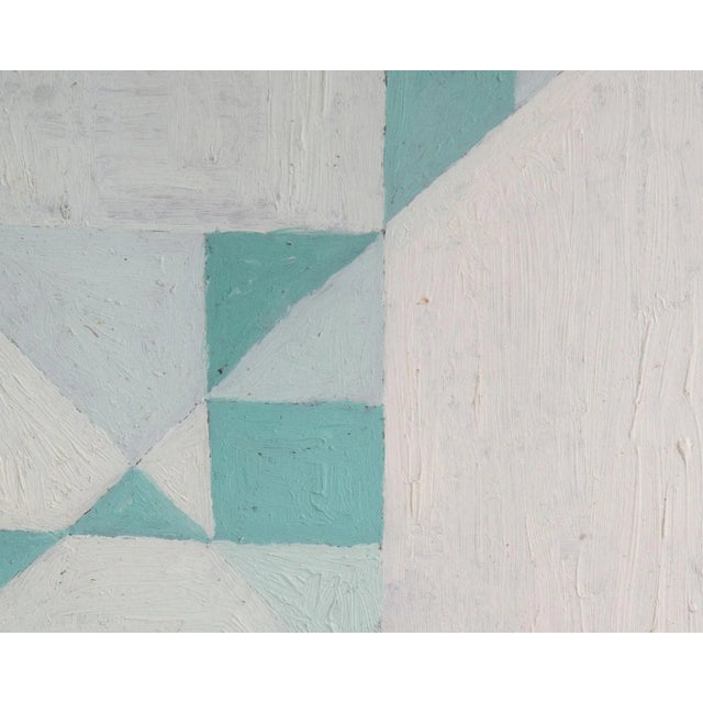 1966 “Brigitte #8” Abstract Oil on Board Painting by Beni E. Kosh ...