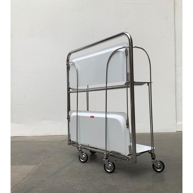Vintage Foldable Service Cart by Raquer, 1970s | Chairish