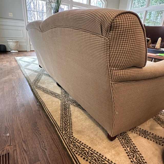 George Smith Houndstooth Sofa | Chairish