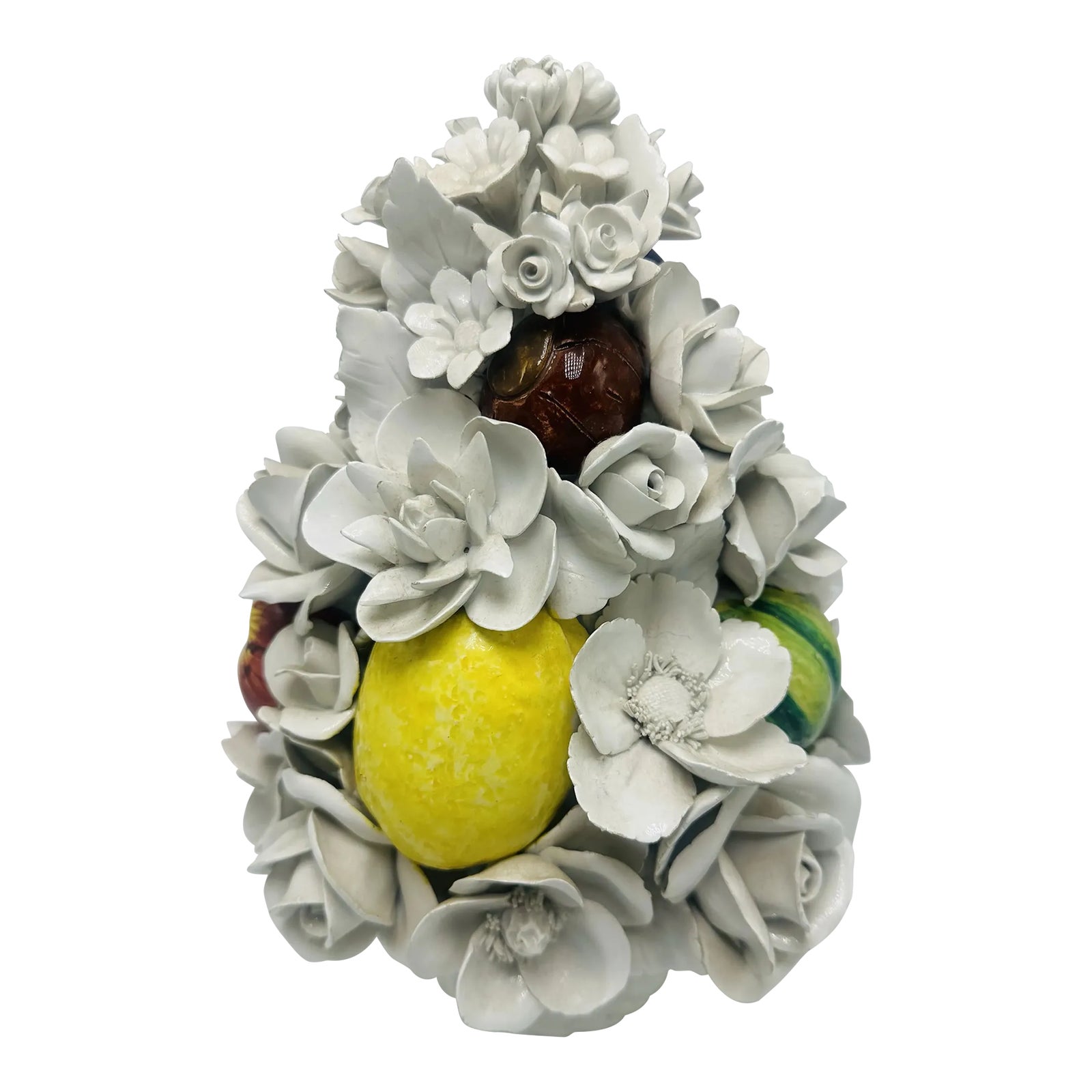 Vintage Italian Ceramic Topiary | Chairish