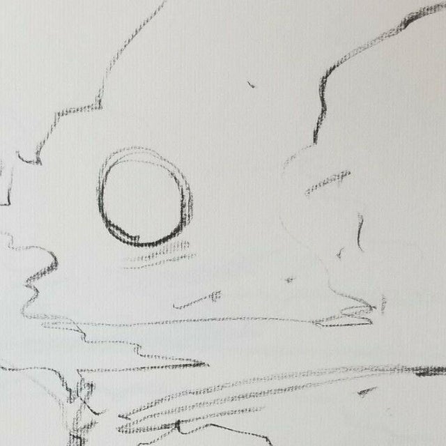 Jose Trujillo "Moon Tonalist” Drawing | Chairish