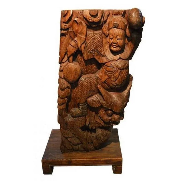 Antique Hand-Carved Wood Temple Corbels From China, 19th Century - a ...