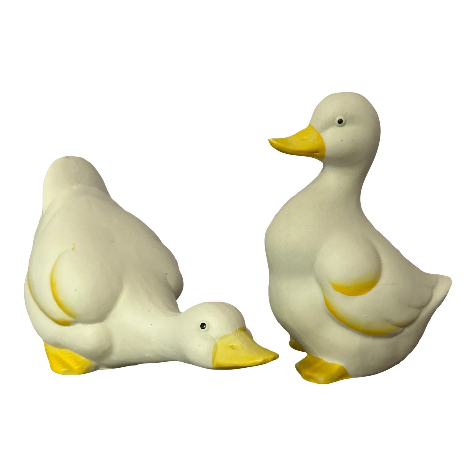 Vintage Ceramic Duck Figurines-Set of 2 | Chairish