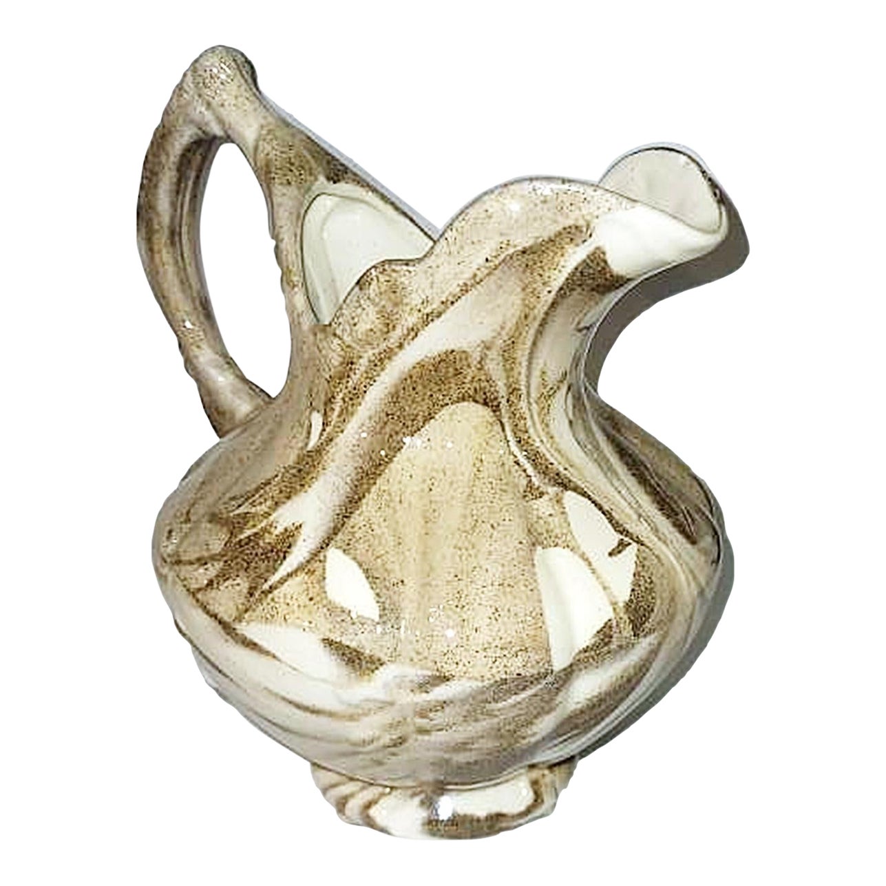 1980s Mt St Helens Ash Water Pitcher Jug | Chairish