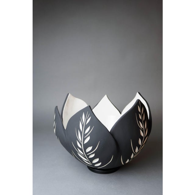 Modern "Elegant Bloom" Bowl | Chairish