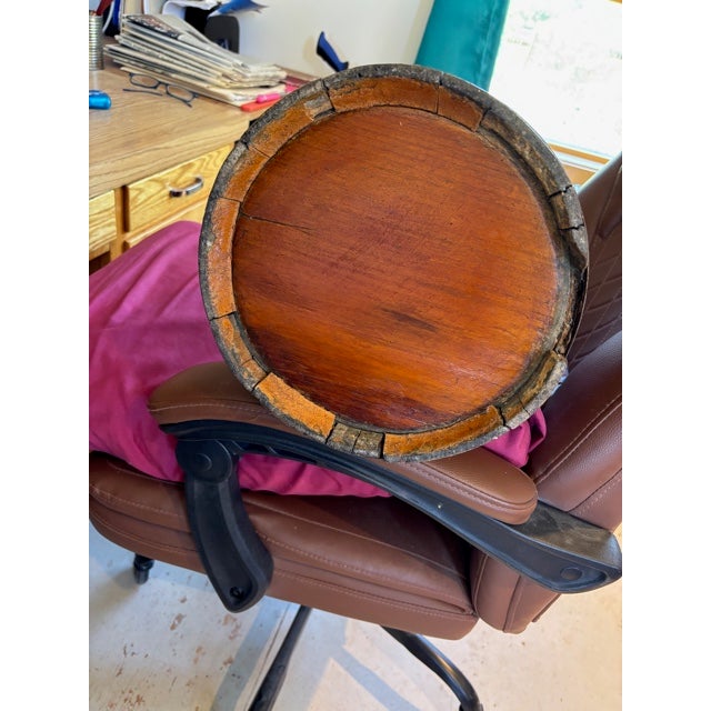 Farmhouse Heritage Butter Churn | 1800s Stave Barrel With Original ...