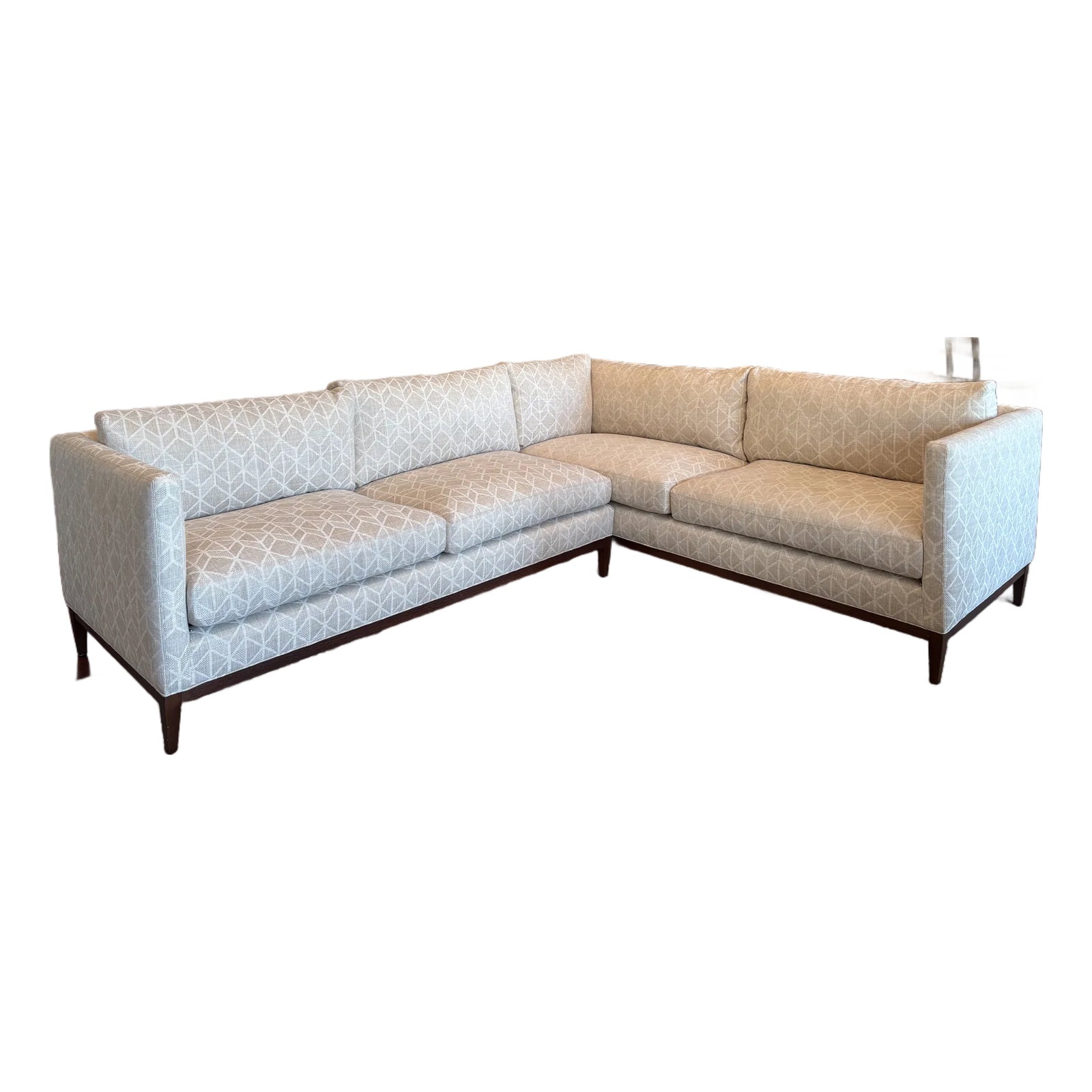 *New* Custom Mid-Century Modern Inspired Lee Industries Geometric Print ...