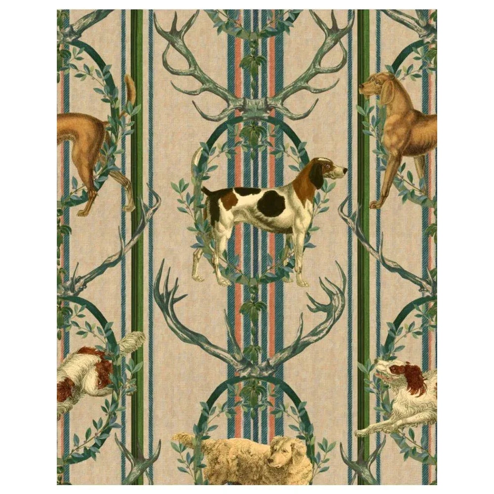 Mind the Gap Mountain Dogs Taupe Wallpaper | Chairish