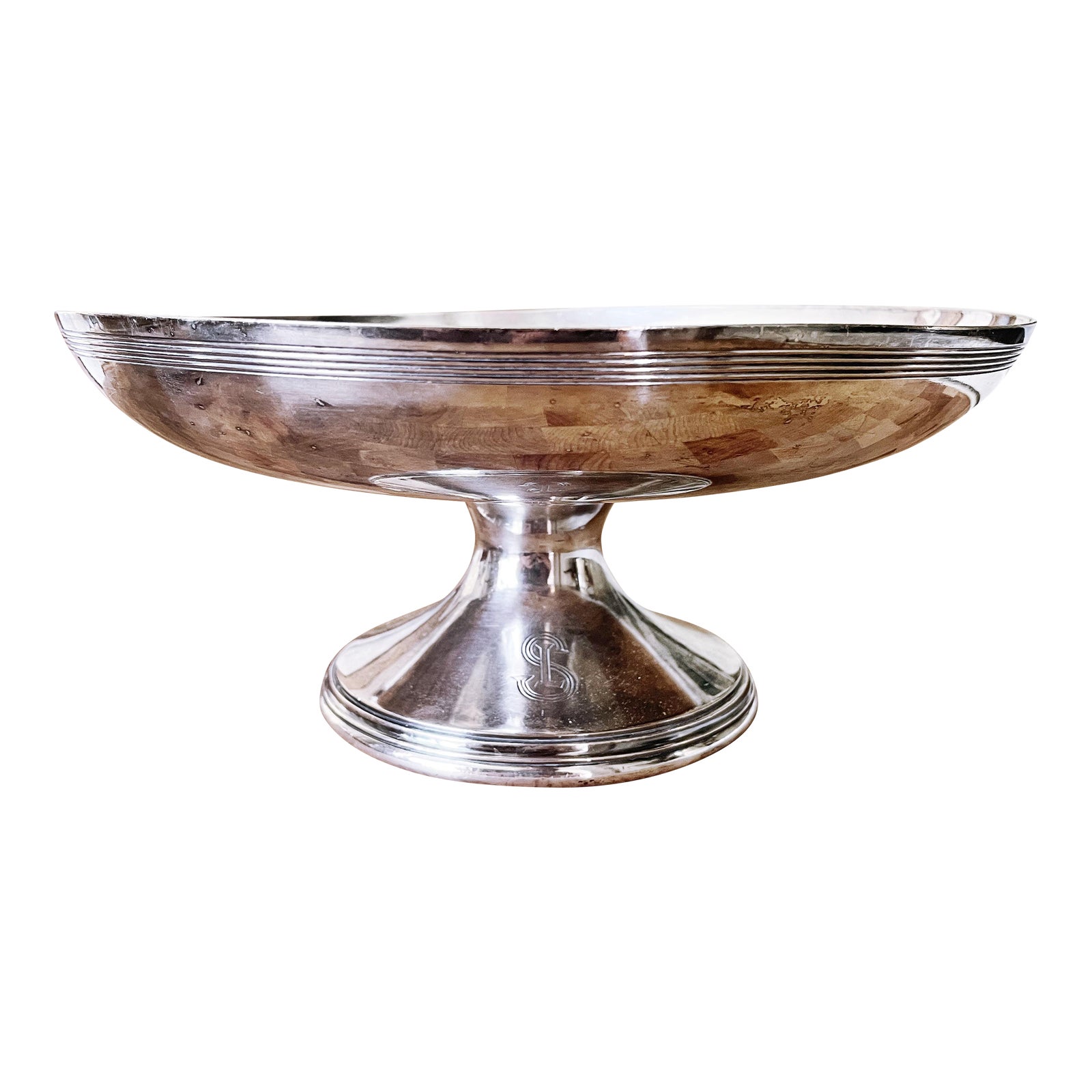 Antique Silver Compote From Lloyd Sabaudo Italian Line Ocean Liner ...