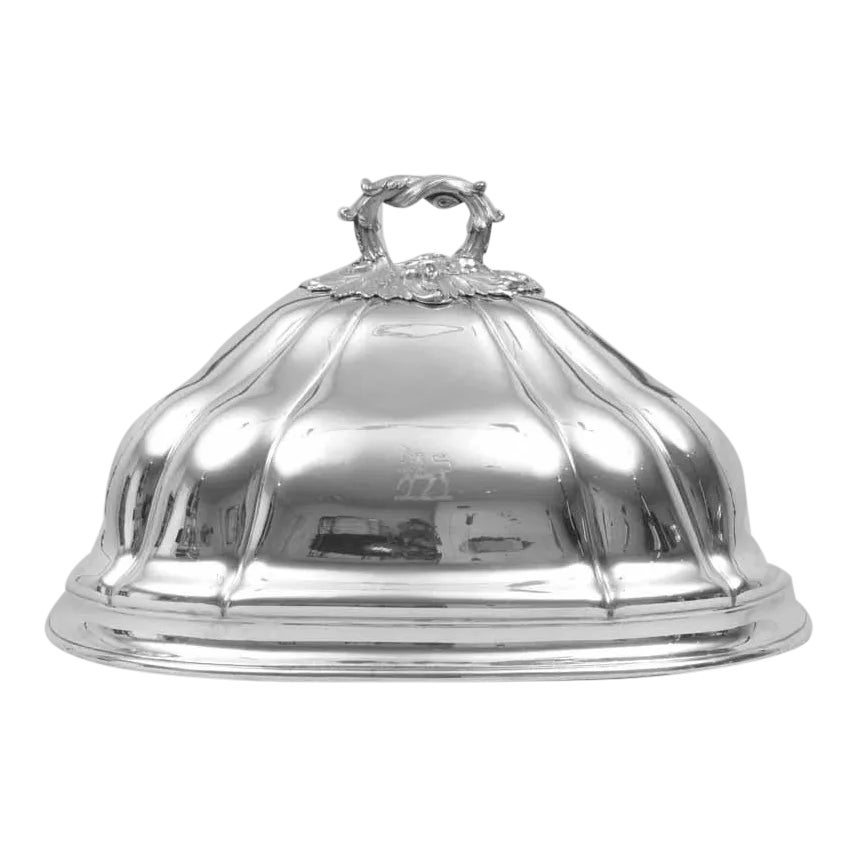 Sheffield Plate Platter Cover, Circa 1811 | Chairish
