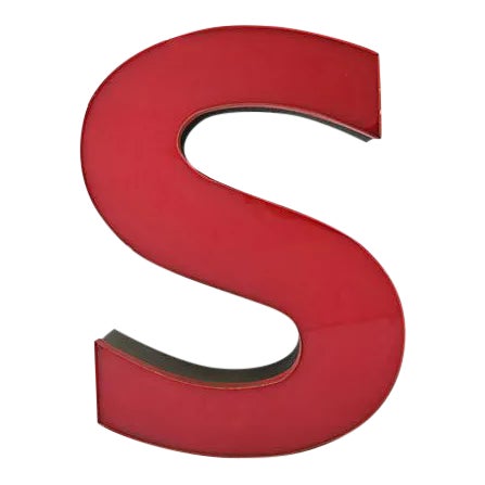 Large Sign Letter S | Chairish