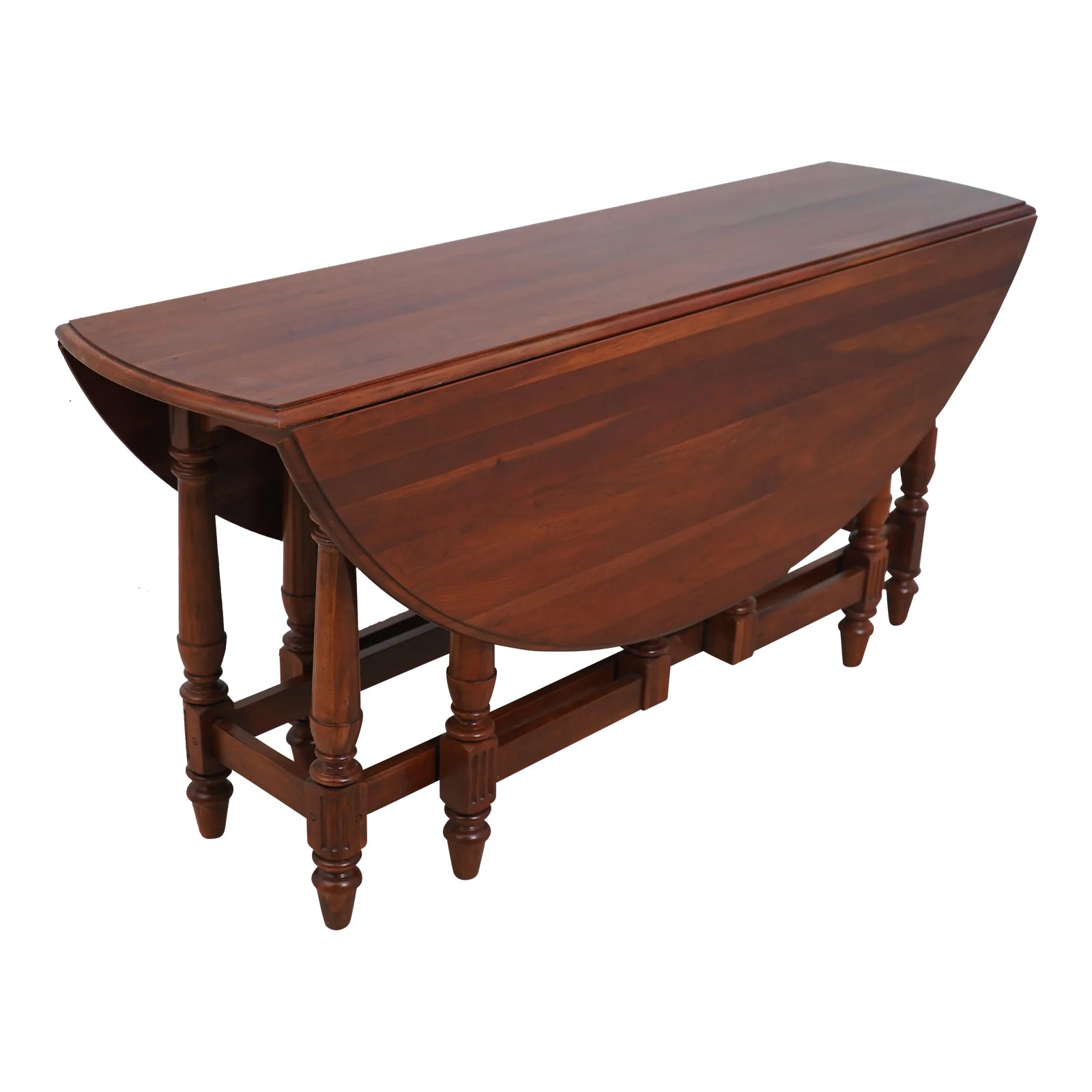 Pennsylvania House Large Solid Cherry Gateleg Dropleaf Dining Table ...