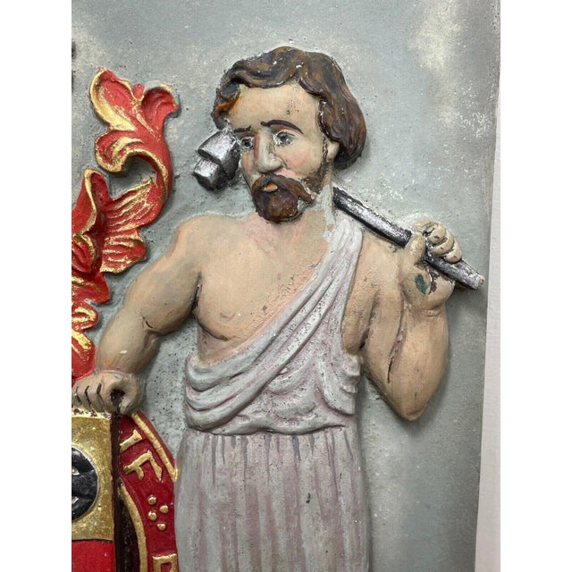 Traditional 20th Century British Bronze Heraldry Military Knighthood ...