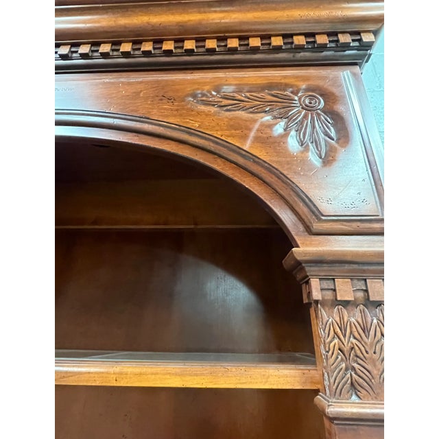 Hickory White Bookcase | Chairish