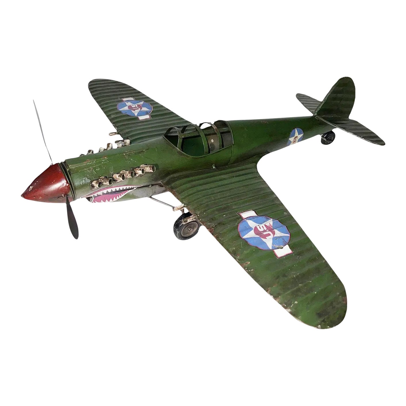 1940s America's Spitfire Metal Airplane | Chairish