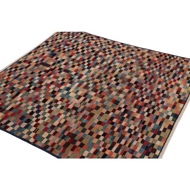 Vintage Zeki Müren Rug With Polychromatic Geometric Pattern From Rug ...