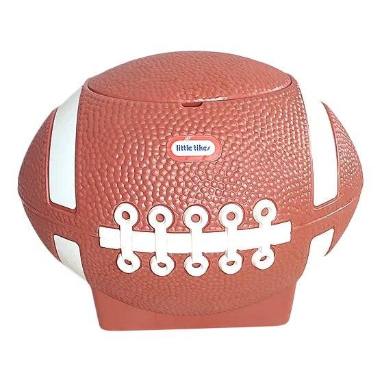 Large Football Toy Storage Box in Plastic from Little Tikes, 1970s ...