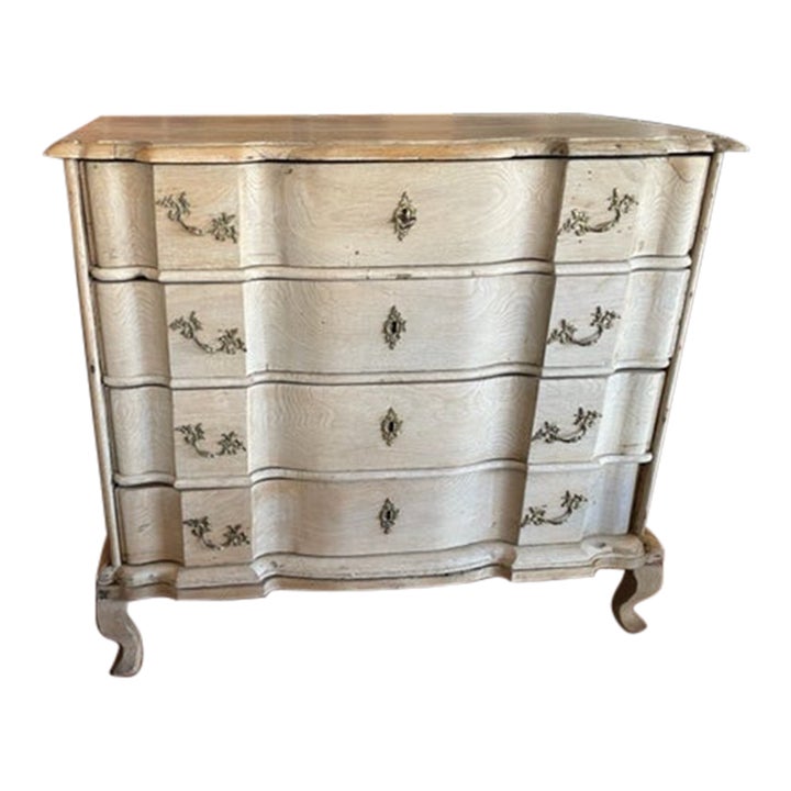 Swedish Chest in Natural Wood Dated 1790 | Chairish