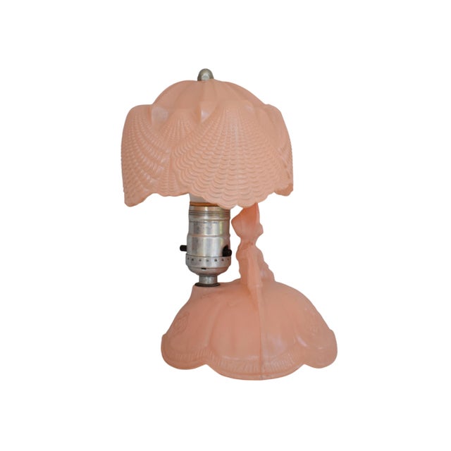 Vintage 40s Pink Southern Belle Boudoir Lamp With Original Shade by Le ...