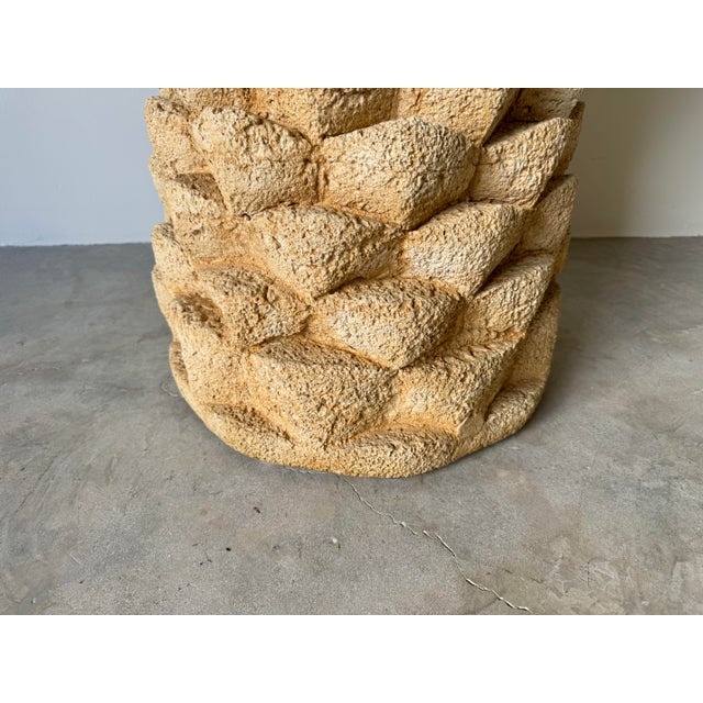 Vintage Chic Palm Beach - Style Palm Tree Shape Plaster Dining Table ...