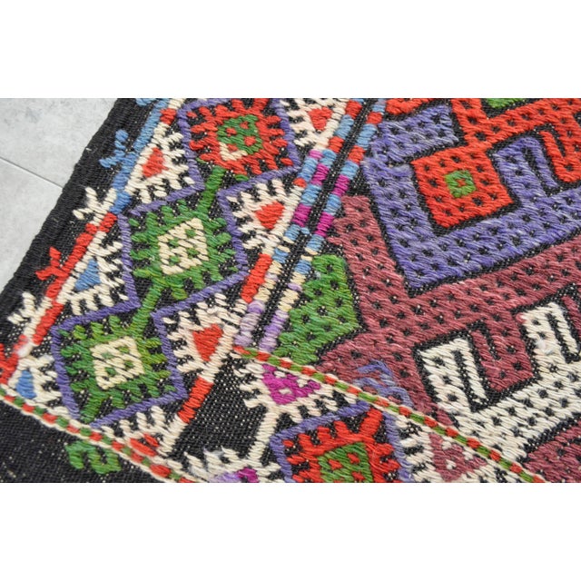 Vintage Turkish Anatolian Hand Woven Rug - 6′ X 10′4″ | Chairish