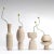 Elevated Decorative Vase in Cream | Chairish